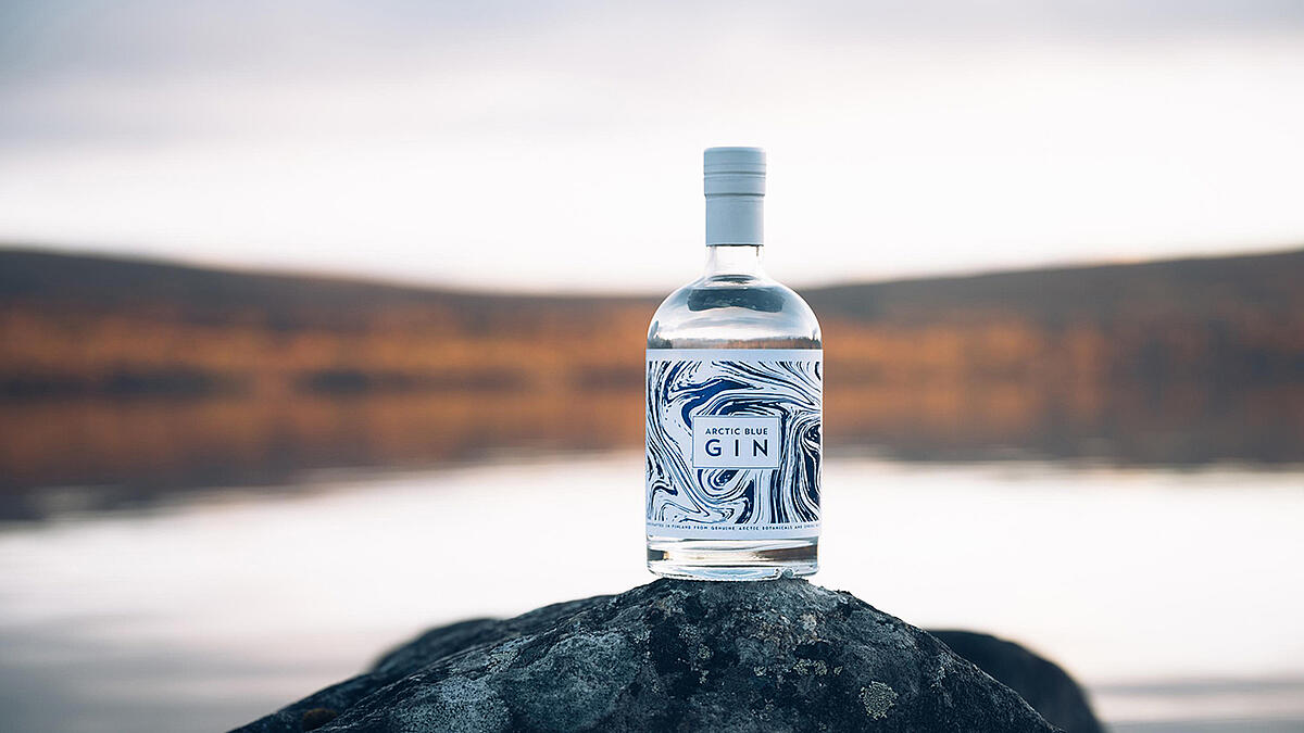 Case Study Arctic Blue Gin - KURZ Graphics