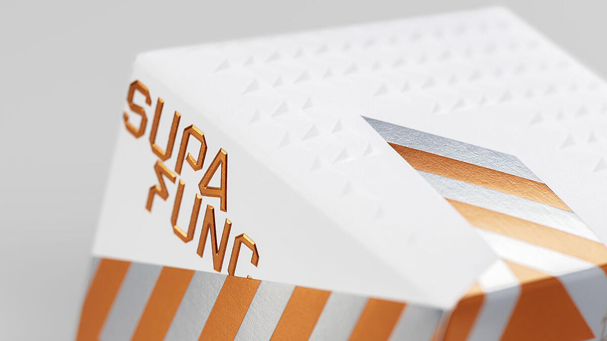 Inspire & Delight with Packaging Design: SUPA FUNC - KURZ Graphics