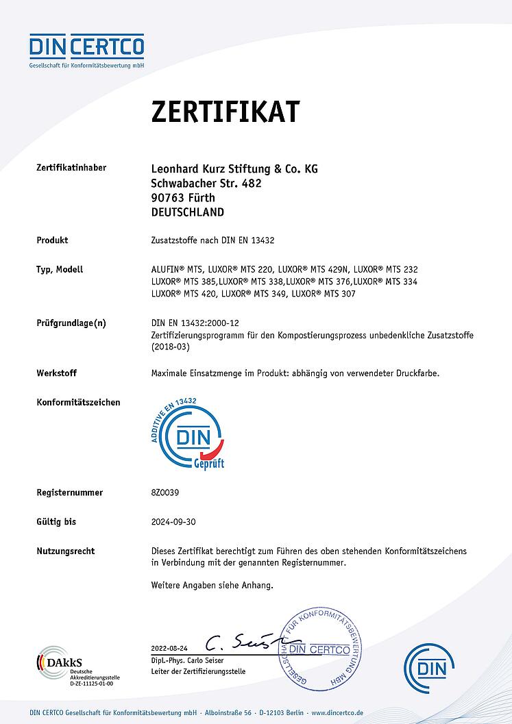 Eco-Friendly Packaging Finishing According to EN 1343 - KURZ Graphics